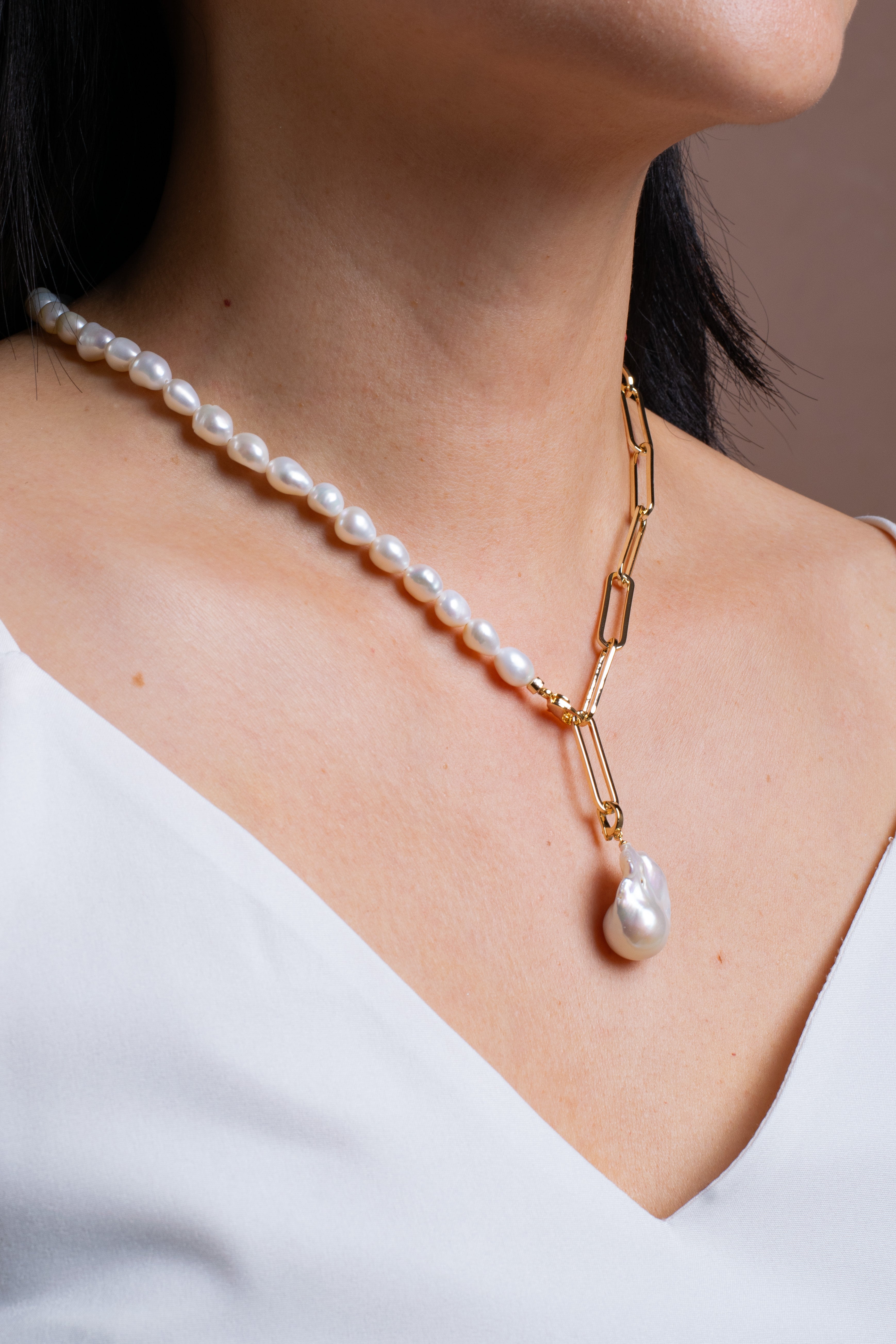 Heidi Pearl Necklace – Gem Femme